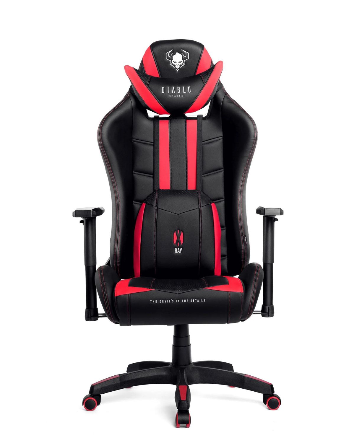 Fotel gamingowy Diablo X-Ray King Size: czarno-czerwony - sklep ...