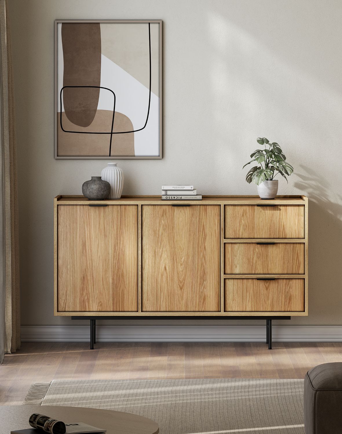 Komoda Edison Hikora 2d3s | sklep Centrumkrzesel.pl